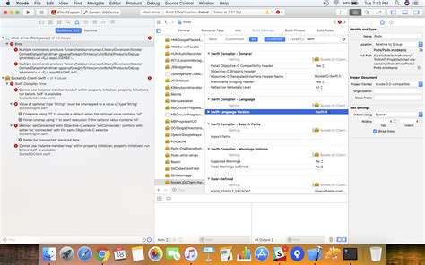 Not Able To Compile My Xcode Project On Xcode 10 Swift 42 · Issue