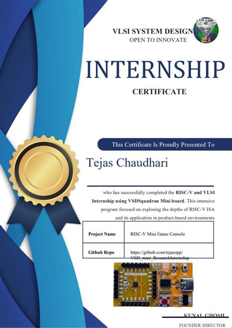 Tejas Chaudhari On Linkedin Excited To Share That Ive Completed The Vsdsquadron Risc V Mini