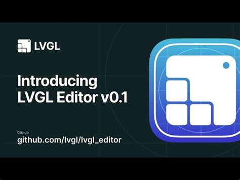 Introducing Lvgls Ui Editor Preview Of V0 1 Announcements Lvgl Forum