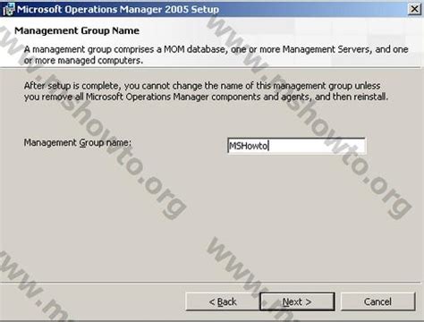 Microsoft Operations Manager 2005 Nasıl Kurulur Bölüm 2