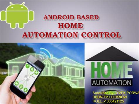 android based home automation control pptx