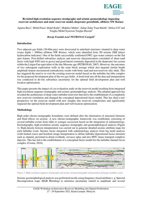 Pdf Revisited High Resolution Sequence Stratigraphy And Seismic Geomorphology Impacting