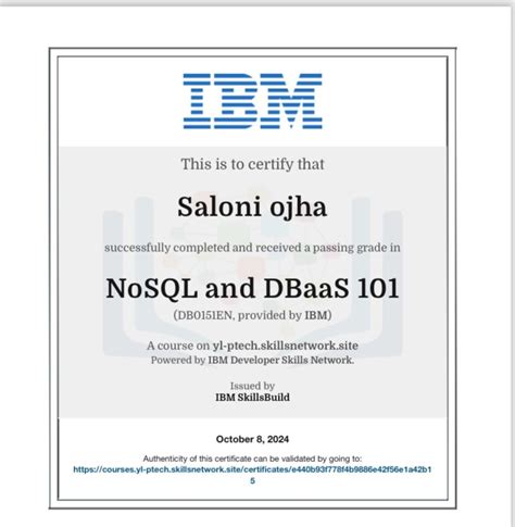 saloni ojha on linkedin nosql database