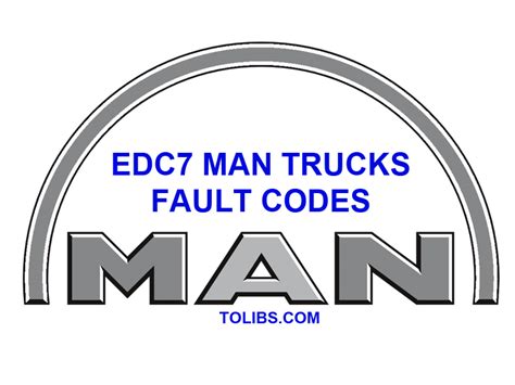EDC7 MAN Trucks Fault Codes Listed