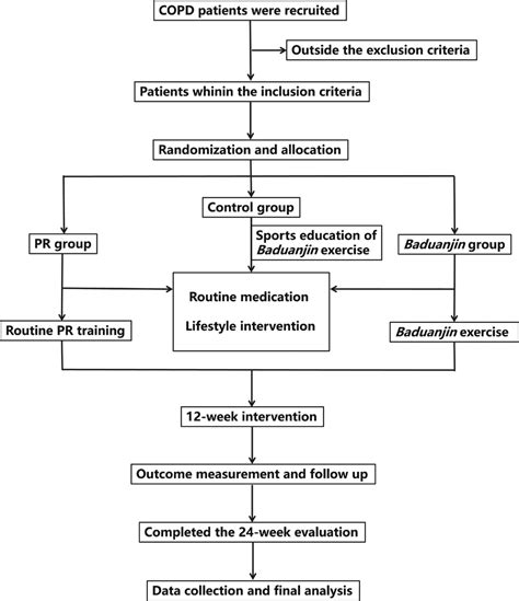 Flowchart Of The Study Design Copd Chronic Obstructive Pulmonary