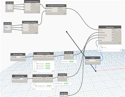 Create Piping In Dynamo Revit Dynamo