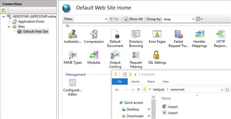 IIS Server Options And Root Directory Download Scientific Diagram