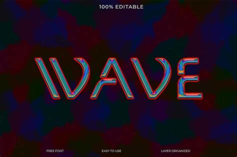 premium psd color text style effect