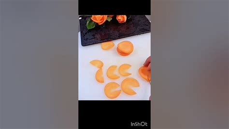 درست کردن گل با هویج کنار دیس سالاد آشپزی ایرانی خوشمزه آموزش Food