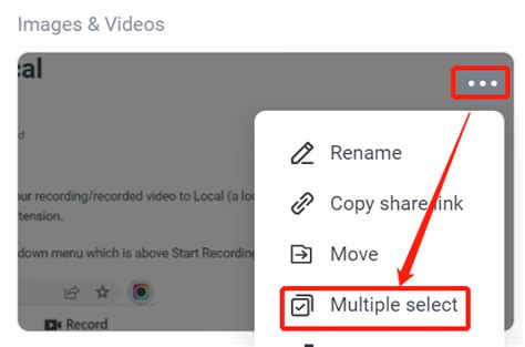 How To Move Or Remove Screenshots And Videos In Bulk Awesome Screenshot Help Center
