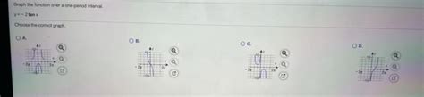 solved graph the given function over a one period interval