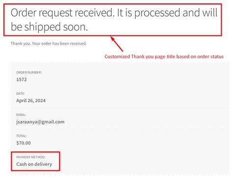 How To Customize Thank You Page Title Based On Woocommerce Order Status
