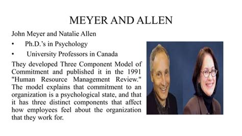 Organizational Commitment In Ob Ppt