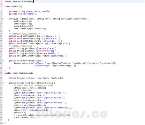 poo java clase vehiculo