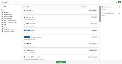 Gui Based Global Search Fortigate Fortios 7 4 4 Fortinet Document Library