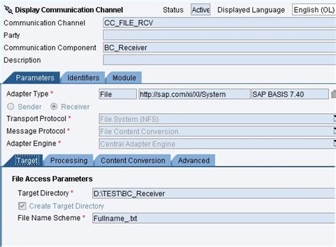 ASync Sync Bridge File RFC File Using Modules At Sender Adapter Integration Learn