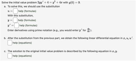 Solved Solve The Initial Value Problem Yy Y X With Chegg Com