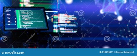 It Technology Industry Concept Development Of Programming And Coding