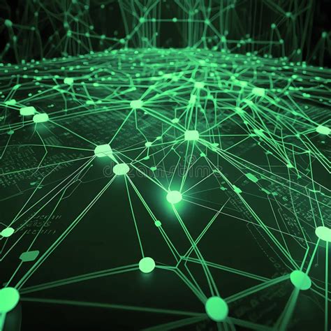 Abstract Future Internet Technology Network Concept Background Stock Illustration Illustration