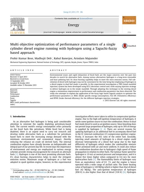 multi objective optimization of performance parameters of a single