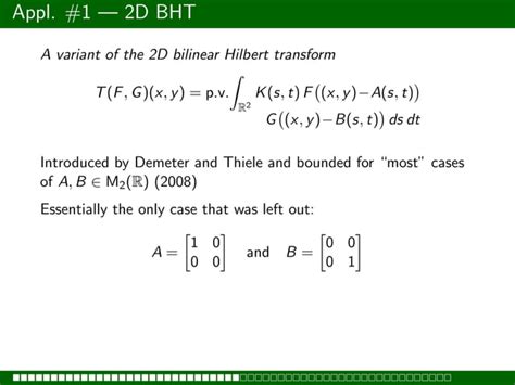 Multilinear Singular Integrals With Entangled Structure Ppt