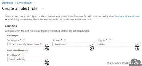 Set Up Security Alerts With Azure Service Health Charbel Nemnom Mvp