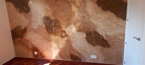 Estuco Marmol Piedra Color Marron