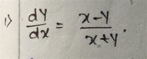 Solved Solve The Following Differencial Equations Chegg Com