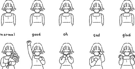 꽃가루알레르기와 감기를 방지하기 위해 마스크를 사용하는 소녀의 어린이 일러스트 세트 감기와 독감에 대한 스톡 벡터 아트 및 기타 이미지 감기와 독감 걱정하는 건강