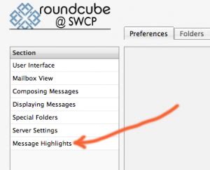 Using Roundcube Southwest Cyberport