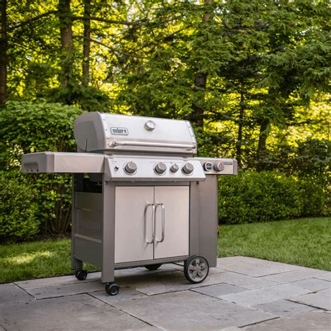 Купить газовый гриль Weber Genesis II SP-335 нержавеющая сталь 61006175 ...