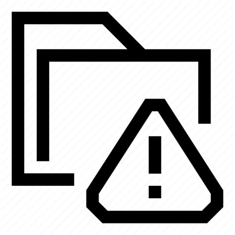 Folder Error Problem Warning Icon Download On Iconfinder