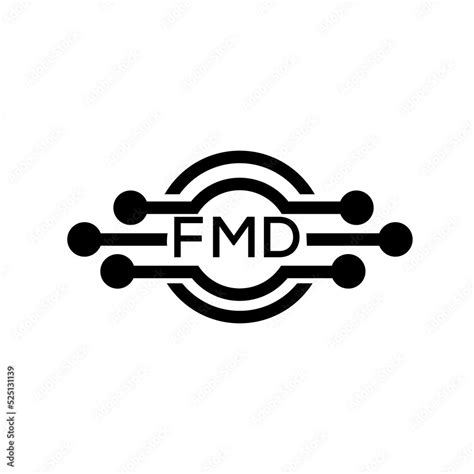 Fmd Letter Logo Fmd Best White Background Vector Image Fmd Monogram Logo Design For
