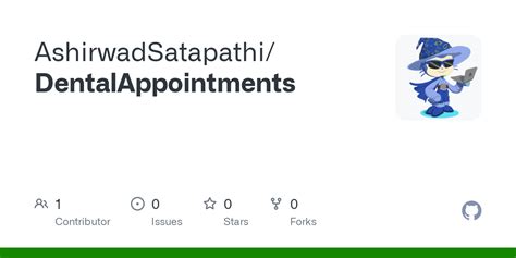 GitHub AshirwadSatapathi DentalAppointments