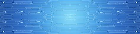 Premium Vector Abstract Technology Background Blue Circuit Board Pattern Microchip Power Line