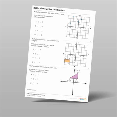 Year 6 Reflections With Coordinates Reasoning And Problem Solving