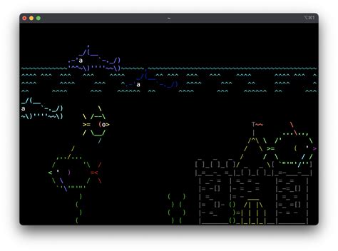 【初心者向け】ターミナルを楽しくかっこ良く彩るコマンド（maclinux） ナミレリブログ