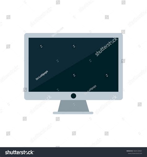 Monitor Icon Computer Display Sign Vector Stock Vector Royalty Free 1829120501 Shutterstock