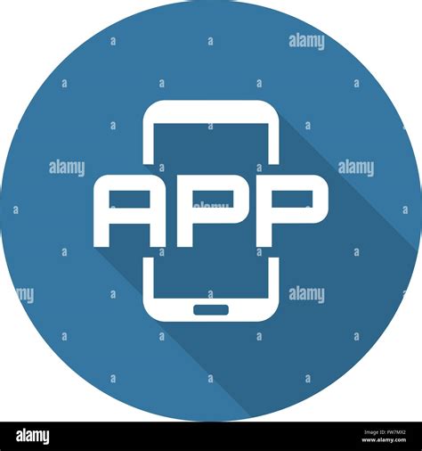Mobile Application Icon Flat Design Stock Vector Art And Illustration Vector Image 101588314