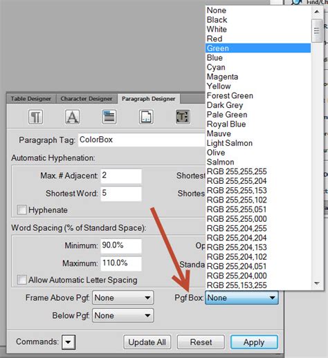 How To Add Background Color Box In Adobe Framemaker Technical Communication Center