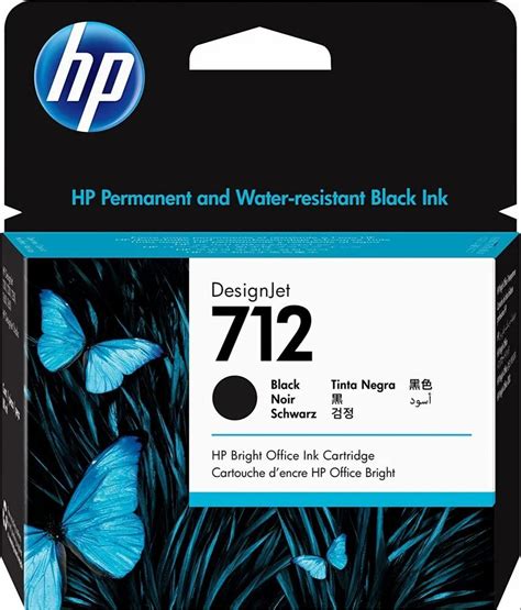Hp 712 Black Plotter Ink Cartridge Manufacturer And Seller In Mumbai Modern Technology