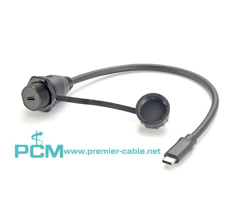 Usb 31 Ruggedized Cable Waterproof Usb C Female Premier Cable A Cable Specialist For Wire