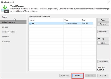 آموزش بکاپ گیری با Veeam Backup بخش دوم