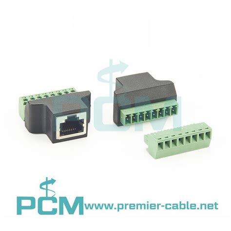 Đầu Nối đầu Cuối Khối Thời Hạn Vít Rj45 Nữ đến 8 Chân Kiến Thức Premier Cable Co Ltd
