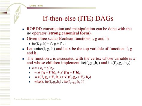 Ppt Logic Synthesis In Ic Design And Associated Tools Binary Decision
