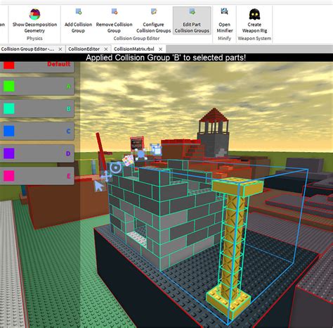 Collision Group Editor Plugin Creations Feedback Developer Forum Roblox