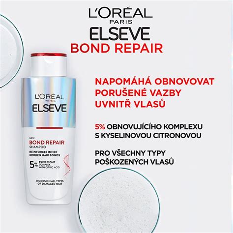 Elseve Bond Repair Péče O Vlasy Regenerační šampon S Kyselinovou