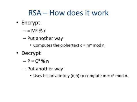 PPT Problems With RSA PowerPoint Presentation Free Download ID