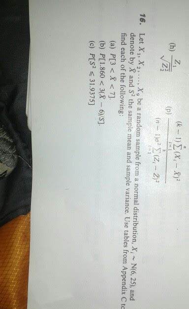 solved k 1 Σ xi x 2 let x x2 x9 be a random