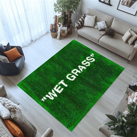 Wet Grass Rug Bed Rug Carpet For Living Room Aesthetic Rug Office